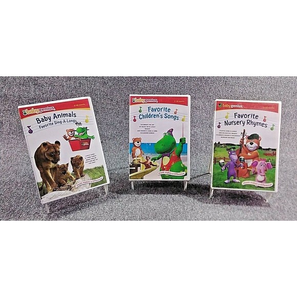 Media | Lot Of 3 Baby Genius Dvd Favorite Childrens Nursery Rhymesbaby ...
